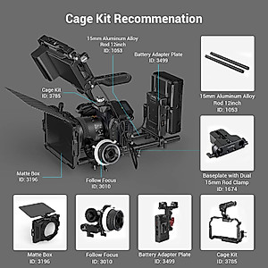 SmallRig GH6 Camera Cage for Panasonic LUMIX GH6, Streamlined Structure Camera Rig, Built-in NATO Rail & Cold Shoe Mount 3440