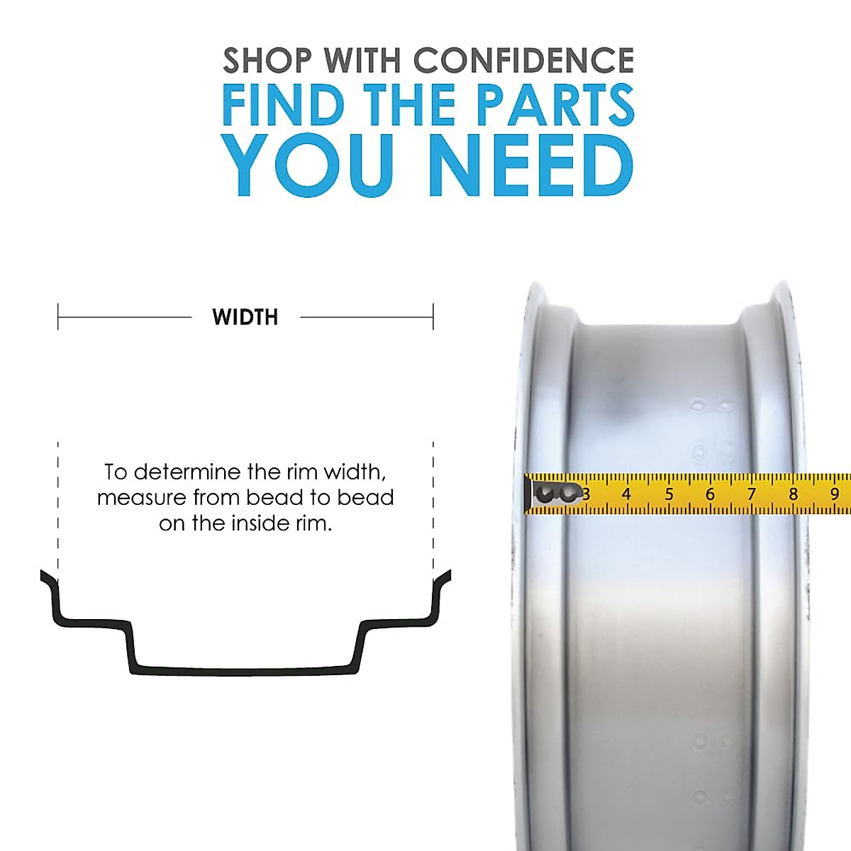 Reliable Aftermarket Parts Our Name Says It All One New 10" x 28" Rear Rim With Six Loops Fits Ford Models 2N 8N 9N