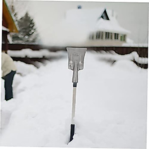 Happyyami Home Tools 2pcs Household Ice Steel Cleaning Removing Remover Road Shovel Outdoor Replaceable Tool Manganese Scraper Deicing Snow Thickened Metal Breaking Sidewalk Removal