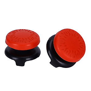 2Pcs Joystick Grip for PS5 Controller,Thumbstick Soft Silicone Cover Grip Stick Joystick Controller Gamepad Key,Thumb Grip Cover,Replacement Thumb Grips()