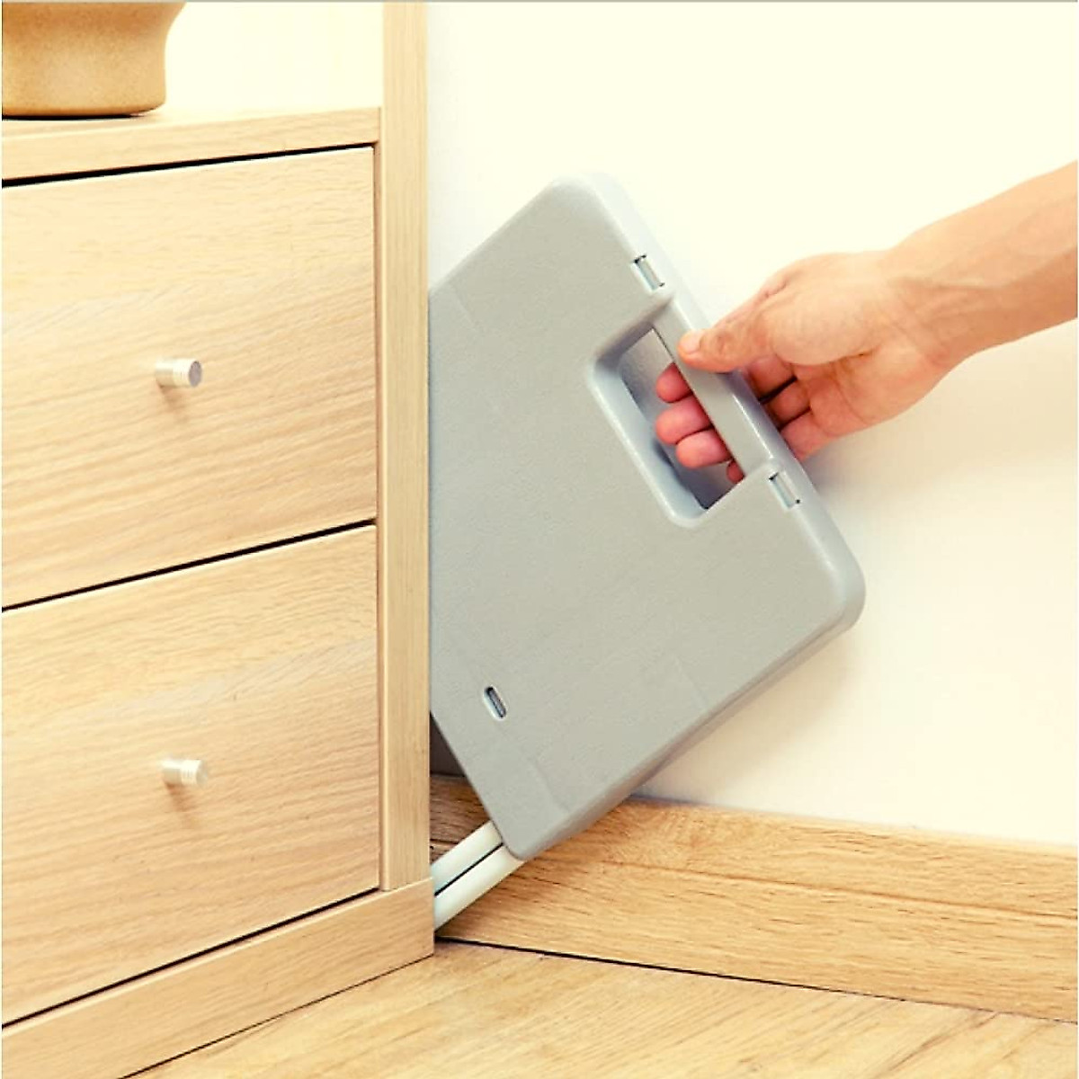 Yosogo Portable Folding Stool, 10” Lightweight Compact Collapsible Chair, Heavy Duty PP, Steel Frame Legs, 250lbs Capacity, Outdoor Travel, Beach, Fishing, BBQ, Camping, Hiking, Picnic, 1 Pack Gray