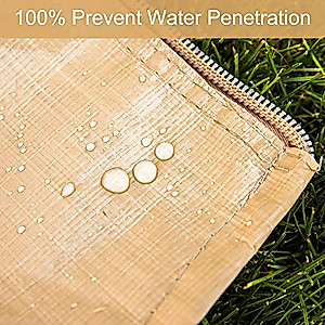 Sunnyglade 6x8 Ft Heavy Duty Storage Shelter with Roll up Door Side Wall Kit Portable Outdoor Storage Shed Car Canopy