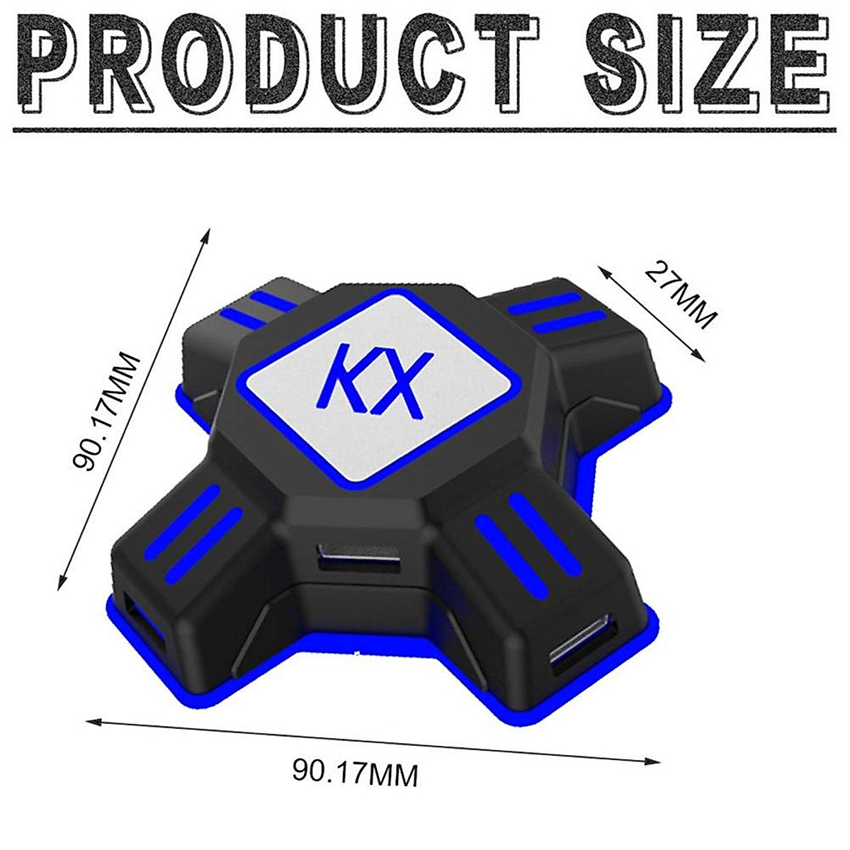 Voltage converter-Travel plug adapter, for Switch /PS4/PS3 Chargers KX USB game controller converter keyboard mouse switch
