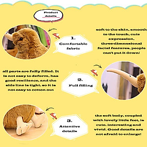 CHELEI2019 7.9" Kiwi Bird Stuffed Animal Plush Cute Hugging Pillow Soft Toy,Gifts for Kids