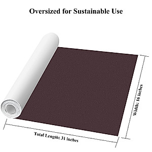 LakiBeibi Self Adhesive Leather Repair Patch, 16 x 31 Inch Leather Repair Tape Waterproof, DIY Leather Repair Patch for Sofa, Chair, Car seat, Couches, Handbages, Furniture (Dark Brown)