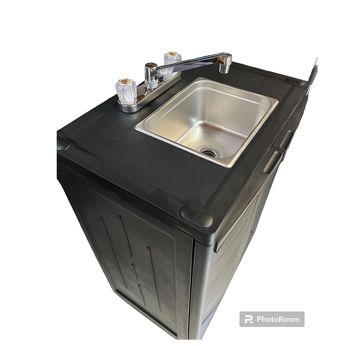 Portable Sink Self Contained Hand Wash Station with Cold and Hot Water Large