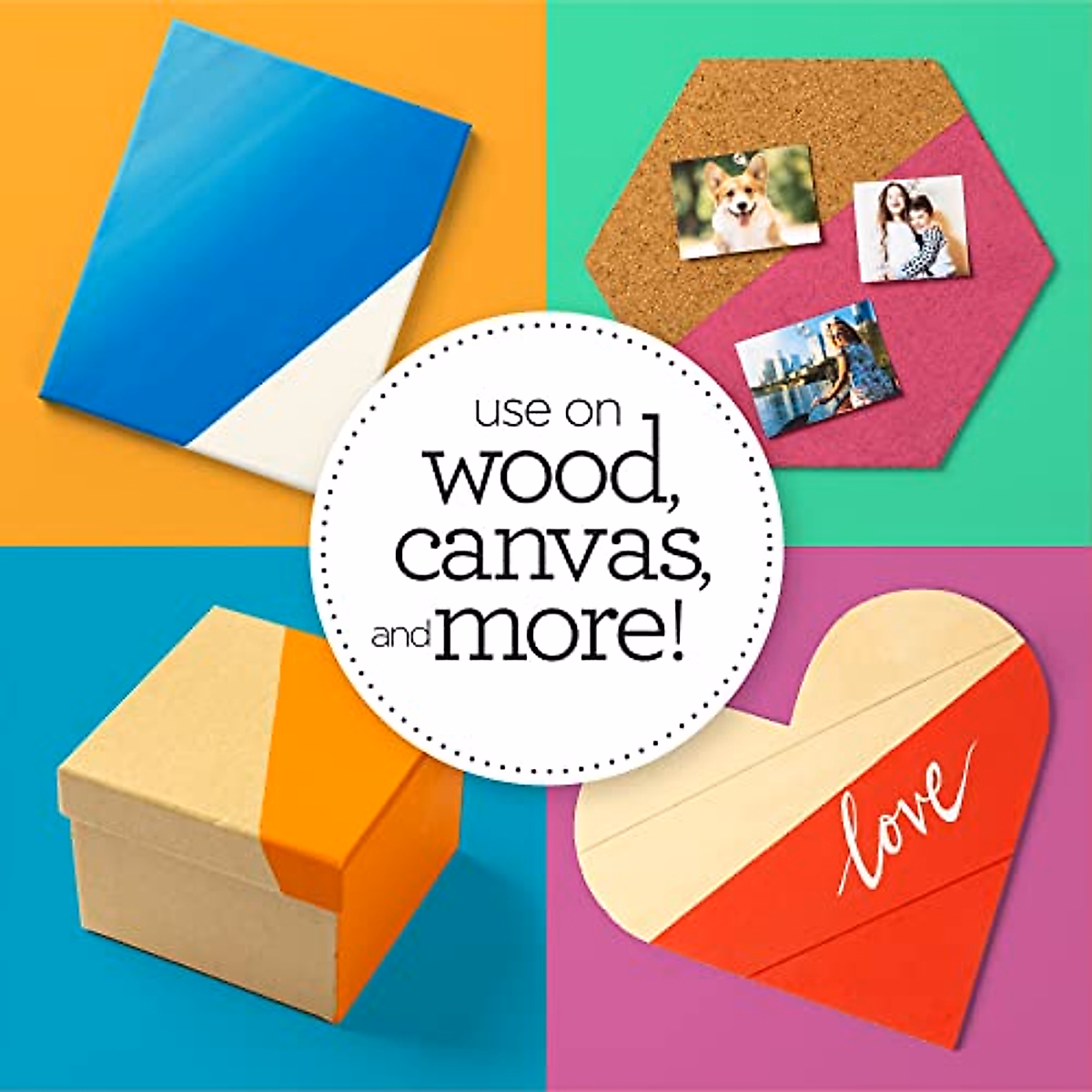 Apple Barrel PROMOABMP22 Holiday, 32 Piece DIY Set Featuring 26 Paints, 2 Mod Podge Acrylic Sealers and 4 Foam Brushes, Multi 56 Fl Oz