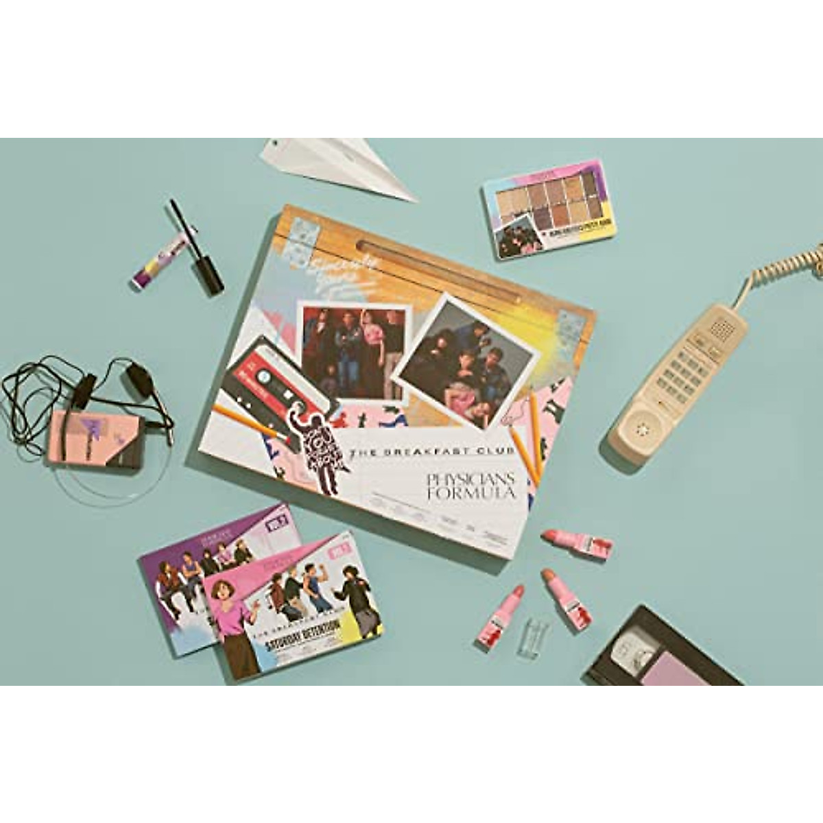 Physicians Formula The Breakfast Club Full Makeup Collection, Bronzers, Blushes, Highlighters, Mascara, 12-Pan Eyeshadow Palette, For Sensitive Skin