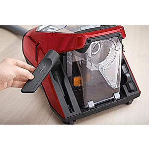Miele Blizzard CX1 HomeCare Bagless Canister Vacuum, Autumn Red