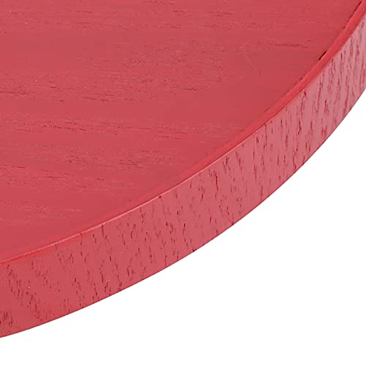 Round Tray, Wooden Tea Tray Chinese Wedding Tea Tray Multifunctional Food Trays Red Plate for Home Kitchen Party,Wedding Supplies