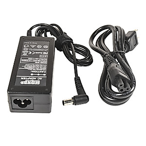 HQRP AC Adapter Compatible with Sony SA-32SE1 SA-40SE1 SA-46SE1 TV Sound Bar System AC-E1826 Power Supply Cord Adaptor Plus Euro Plug Adapter