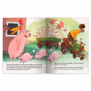 Cock-a-Doodle Chicken Noodle - Children’s Book for Ages 4-9, A Barnyard Adventure about Learning to Have Kindness and Self-Compassion for Others, Standing Up to Bullying, & Developing Humility