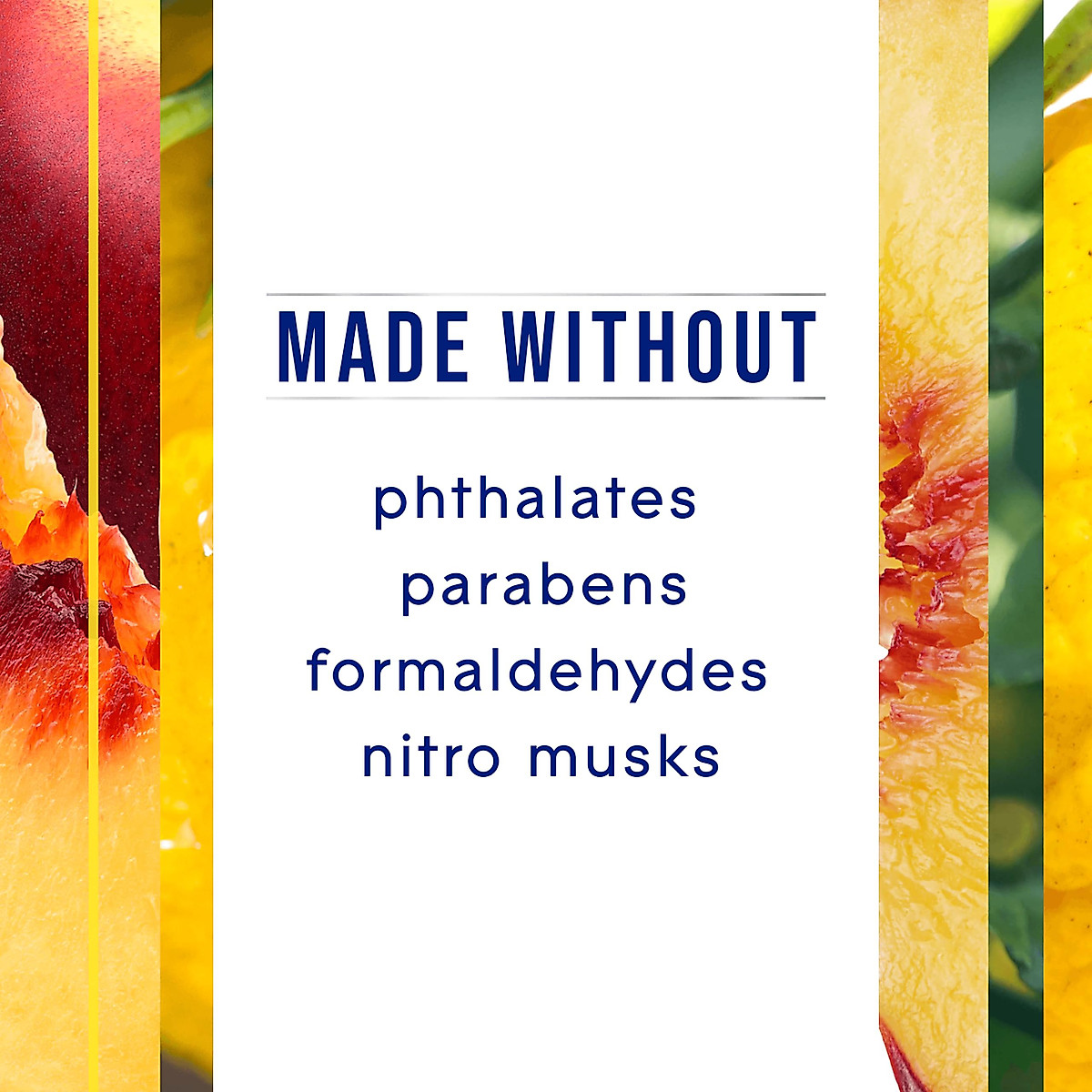 Glade Candle Yuzu & White Peach, Fresh Collection, Fragrance Candle Infused with Essential Oils, Air Freshener Candle, 3-Wick Candle, 6.8 Oz, 3 Count