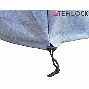 Cover Compatible for Breeo Fire Pit X Series 19 or Double Flame 19 - Fits Standard or Sear Plate model - Outdoor Water-resistant Fire Bowl Protective Cover - Temlock FPC-1000