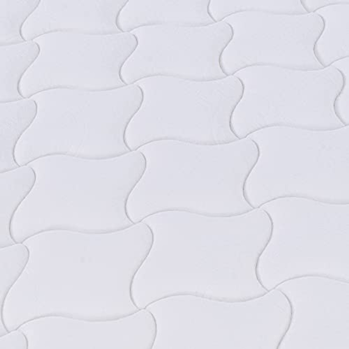 Novezza Home 12 Inch Hybrid Pillow-Top Mattress/Bed-in-a-Box/CertiPUR-US Certified Foam, King (NOVHM-P) White