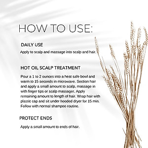 Curls & Potions Angel Serum Scalp & Hair Treatment Oil with Biotin & Essential Oils, Split Ends, Hair Growth, Dry Flaky Scalp for all hair types 8 oz