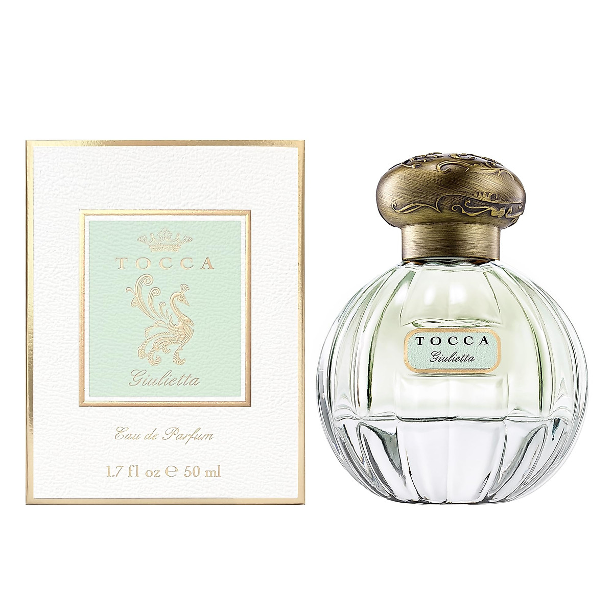 Tocca Women's Perfume, Giulietta Fragrance, 1.7oz (50 ml) - Fresh Floral, Pink Tulips, Green Apple, Vanilla Orchid - Hand-Finished Bottle