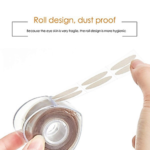 1200 PCS Invisible Eyelid Tape Stickers, Single Side Sticky, Eyelid Lifter Strips for Droopy Hooded Eyes, Eyes Makeup, Uneven Mono-eyelids