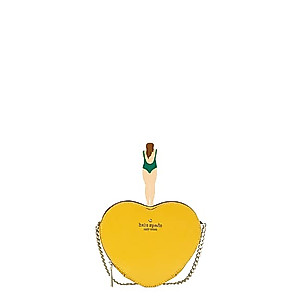 Kate Spade New York love shack mini heart crossbody bag (Mango Ice)