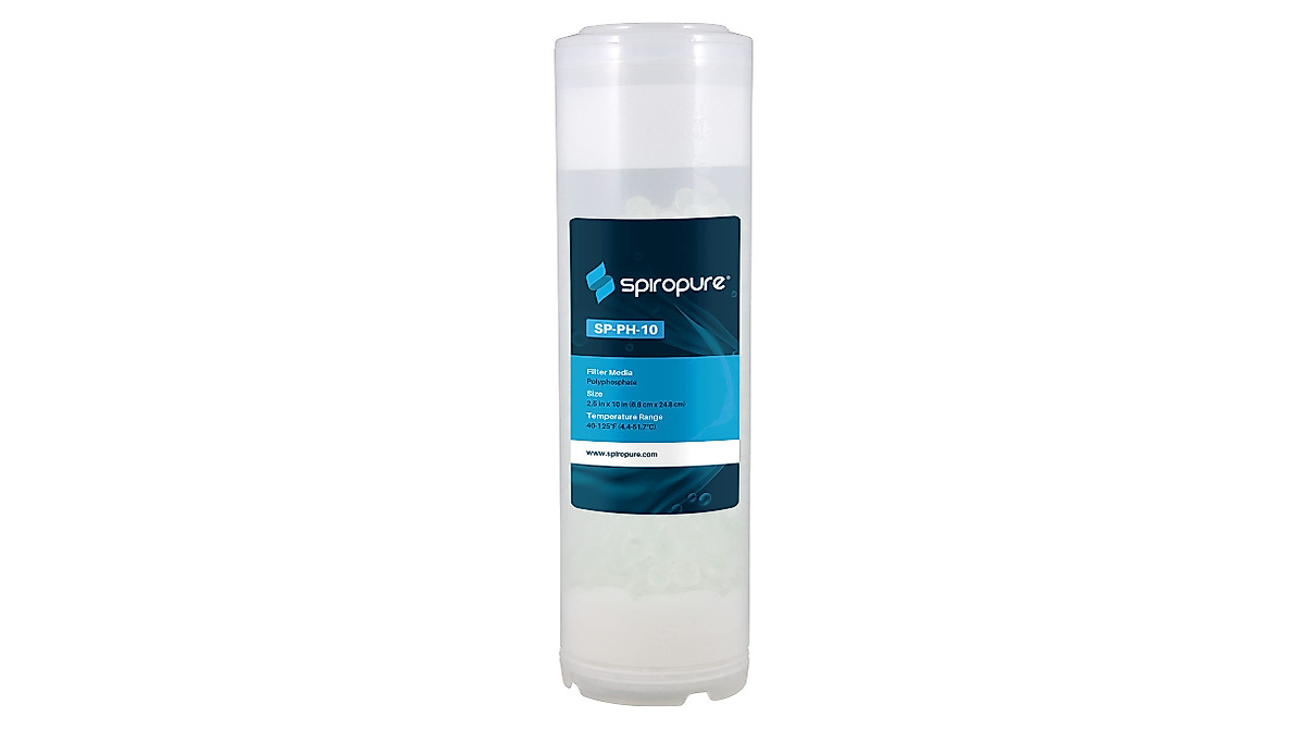 SpiroPure Polyphosphate Water Filter - Scale Inhibitor