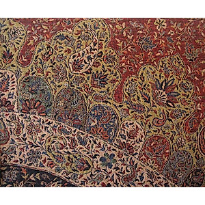 Large, Superior Kani Shawl. Paisley Jamawar from India. Warm, Heavy & Very Detailed