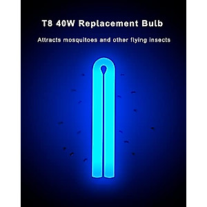 BF150 Replacement Bulb Compatible with Flowtron BK-80D, MC9000, FC7600 and Stinger B4040 Bug Zapper, 12 Inch FUL40T8/BL U Type Light Bulb for 40W Electronic Insect Killer, 2 Pack