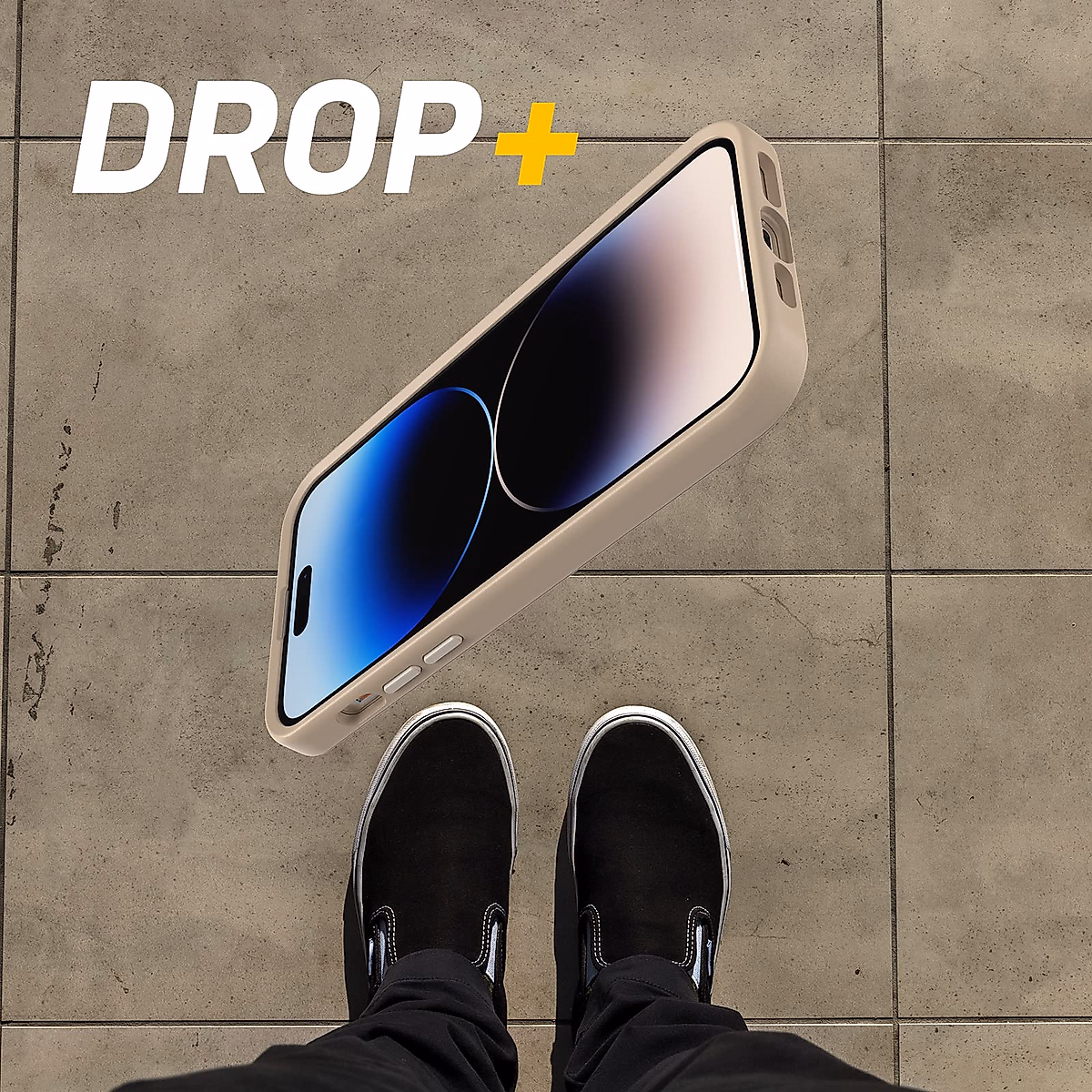 OtterBox iPhone 14 Pro Max (ONLY) Symmetry Series Case - Dont Even CHAI (Brown), Ultra-Sleek, Wireless Charging Compatible, Raised Edges Protect Camera & Screen