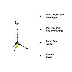 RYOBI 18-Volt ONE+ Cordless Hybrid Tripod Stand Light (Tool Only)