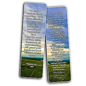 The Serenity Prayer Bookmarks (60 Pack) - Serenity Prayers That are Simple and Easy to Memorize