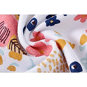 Baby Girls Sleep Gown - 100% Cotton Soft Lightweight No-Scratch Mittens Baby Sleeping Bag - Pink 90