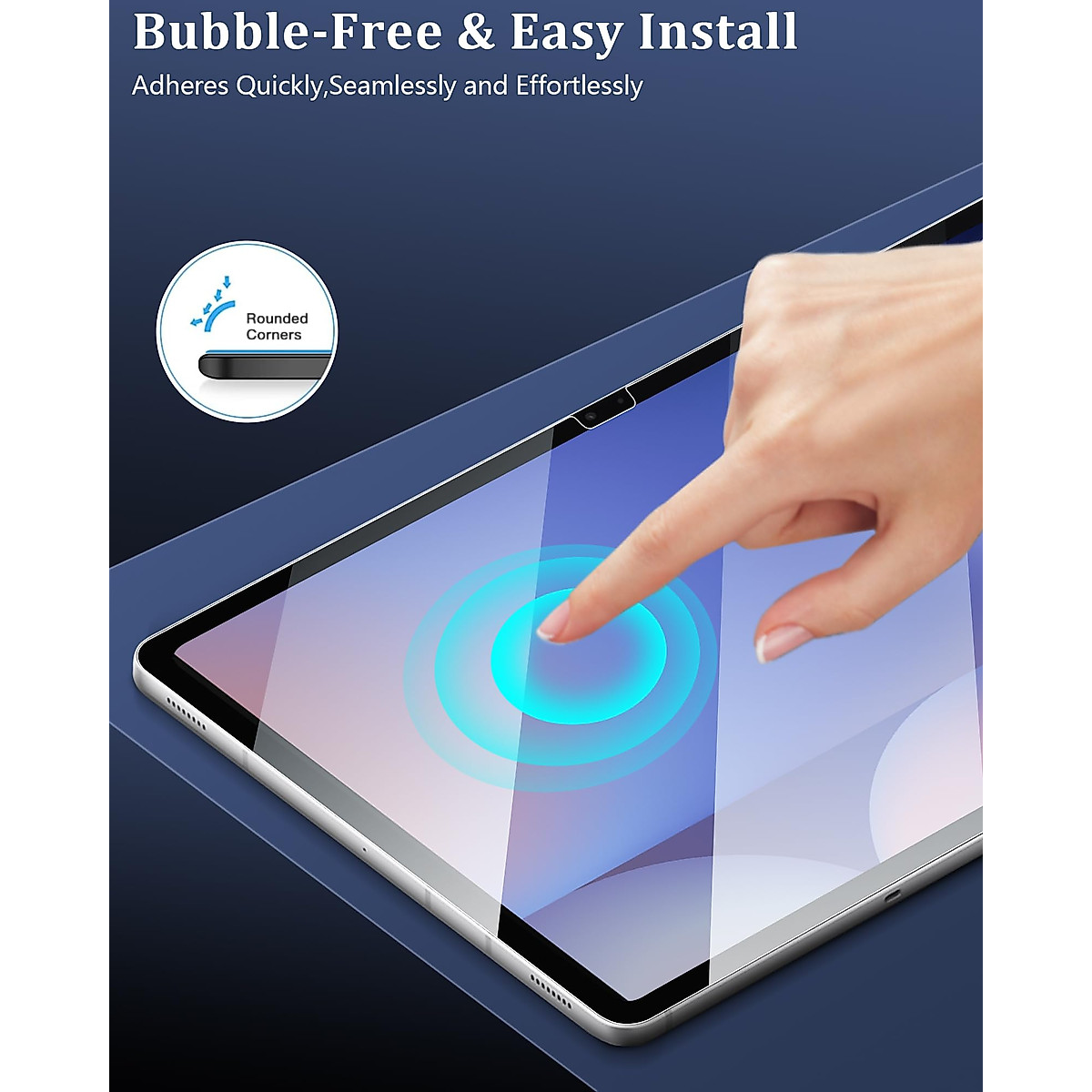 ZtotopCases 2 Pack Screen Protector for Samsung Galaxy Tab S10 Ultra/Tab S9 Ultra/Tab S8 Ultra 14.6 Inch 2024/2023, High Definition Tempered Glass