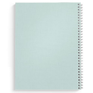Gotcha Covered Notebooks Softcover Recipe Dishes 8.5" x 11" Spiral Notebook/Recipe Book, 120 Recipe Pages, Durable Gloss Laminated Cover, White Wire-o Spiral. Made in the USA