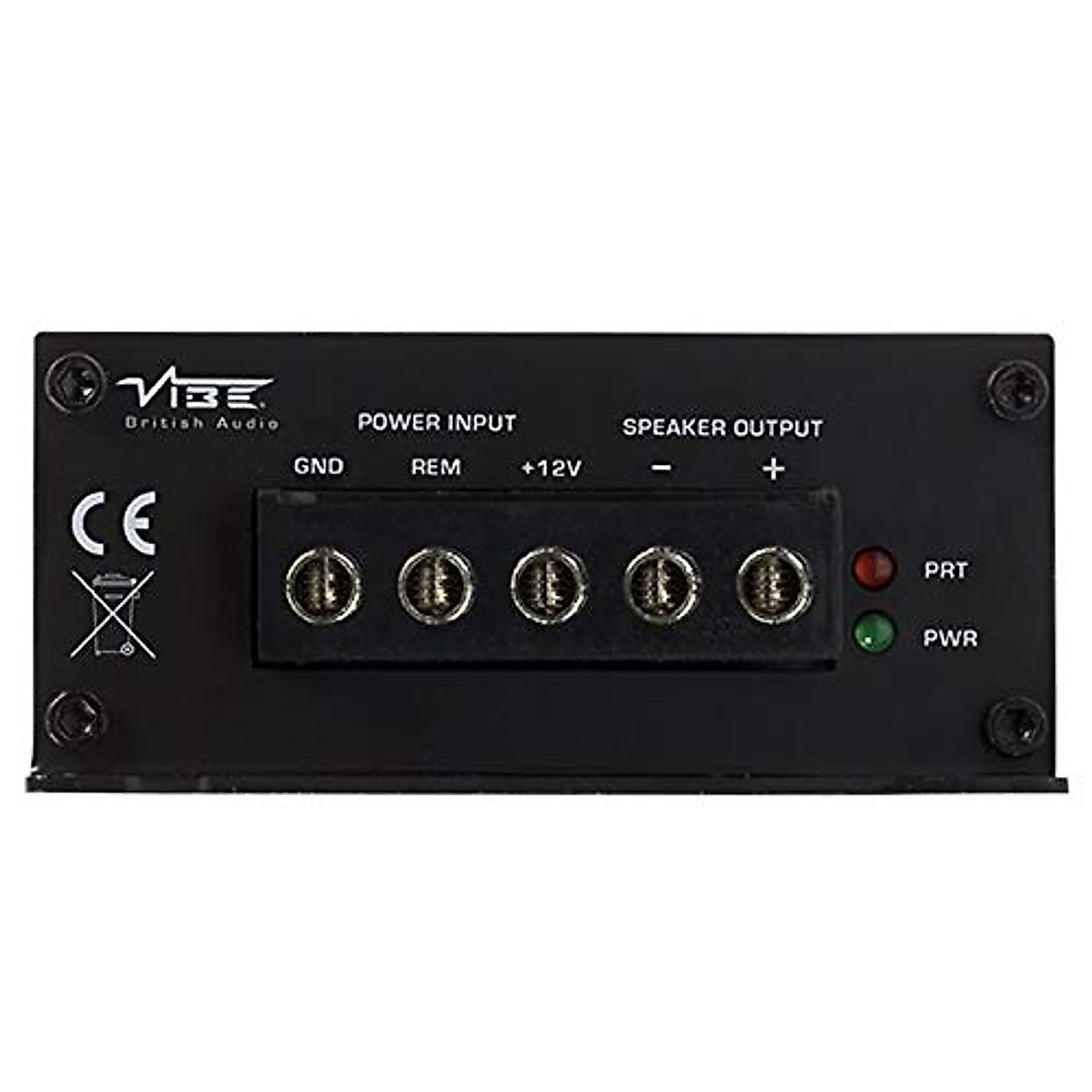 Vibe Powerbox Micro Mono Amplifier - 1 x 400W, Black