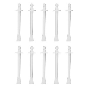 Healifty 10pcs Nose Wax Applicator Sticks Nose Wax Sticks for Adults (White)