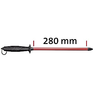 Westmark Knife Sharpener Sieger-Long-Life From Sintered Ruby, A, Red/Black