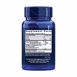 Life Extension Super Omega-3 EPA, DHA Fish Oil, Sesame Lignans & Olive Extract - IFOS Certified Omega3 Wild Fish Oil Supplement - for Heart and Brain Health - Gluten-Free, Non-GMO - 60 Softgels