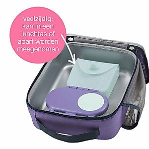 b.box NEW Silicone Sandwich Pocket | Reusable Silicone Pouch, Bento Box Divider | Fits in Lunch Box | Microwave, Freezer & Dishwasher Safe | Food Meal Prep Storage Container (Ages 3+, Forest)