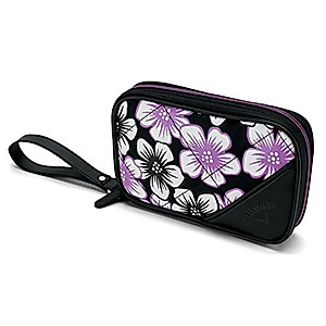 Callaway Golf 2018 Uptown Clutch, Floral Black/ Coral