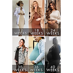 Ekouaer Women's Maternity Dress Rib Knit Sleeveless Baby Shower Dresses Casual Bodycon Pregnancy Clothes Khaki Medium