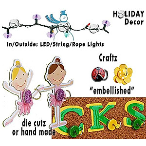 CraZy TACKz 36 Tacks - 2 in 1: Push pin Hook tack - New Invention Hang 100's of Items Interior or Exterior Decor at Home, School, Office, DIY, for Party or Holiday (Clear, 36pc)