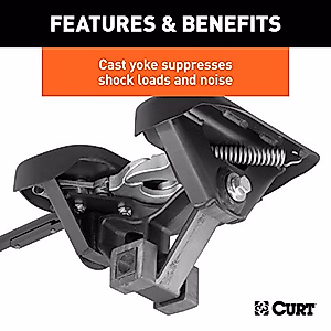 CURT 16120 A16 5th Wheel Hitch, 16,000 lbs