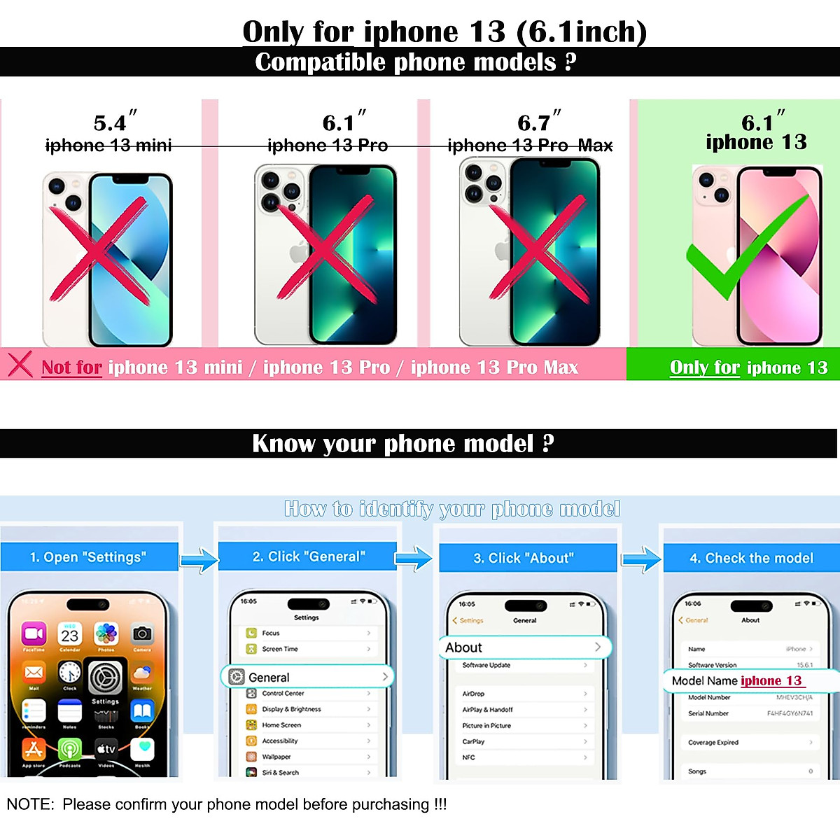 Rxuiael Magnetic Case for iPhone 13 Case for Women Girls Female [Compatible with MagSafe] Soft Luxury Love iPhone 13 Phone Case [ Four Raised Bumper Shockproof] 13 Cove White