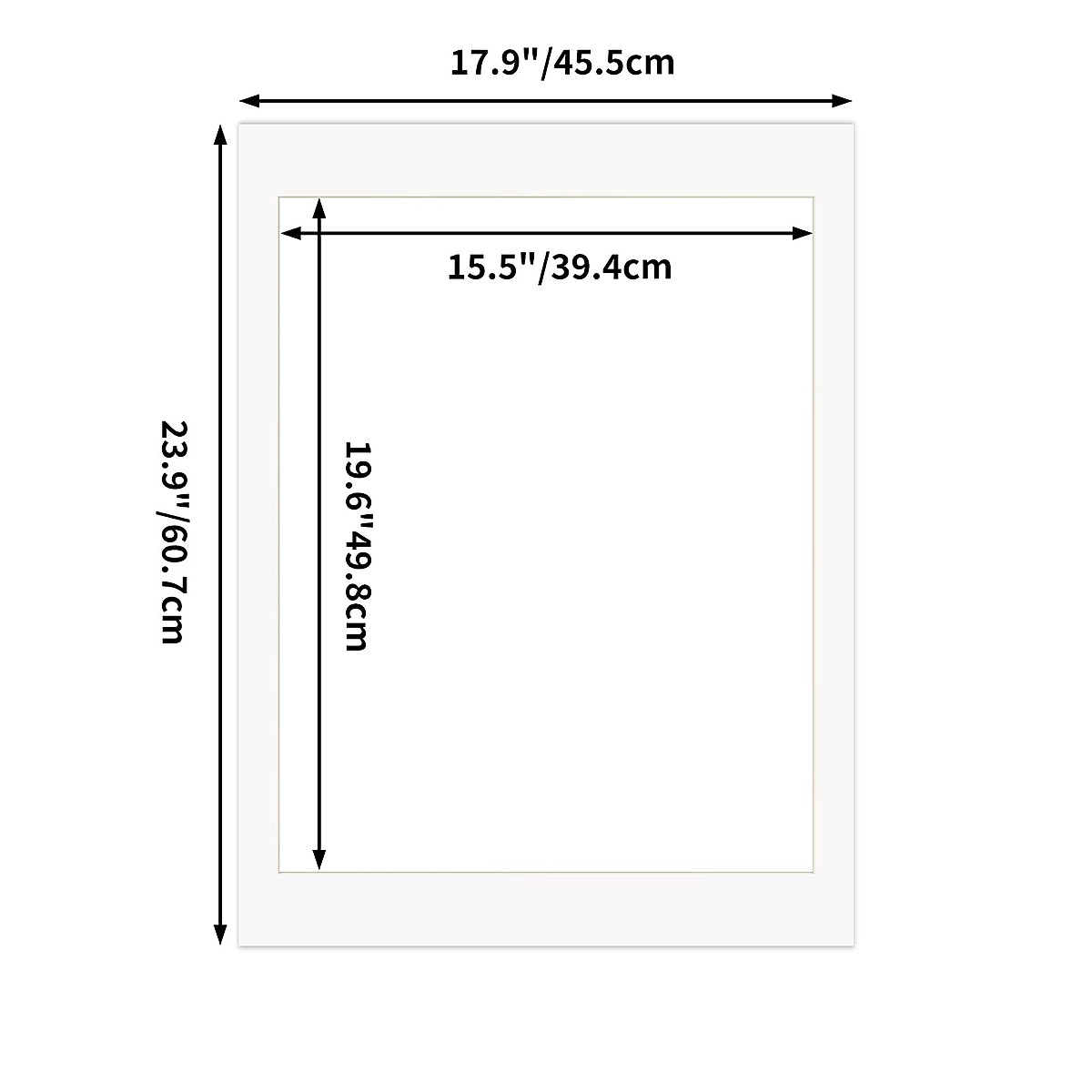 ZBEIVAN 18x24 White Picture Mats for 16x20 Pictures with Core Bevel Cut Frame Mattes - Pack of 12