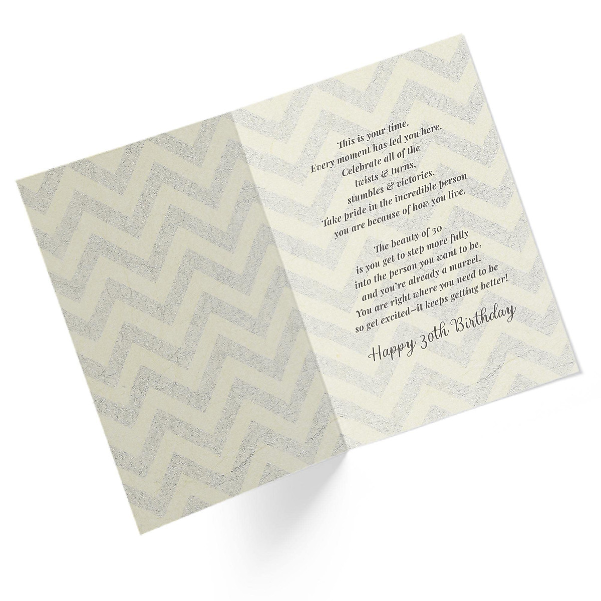 1Up Greetings | Happy 30th Birthday Card | 5”x7.5” | (Single Card + Envelope)