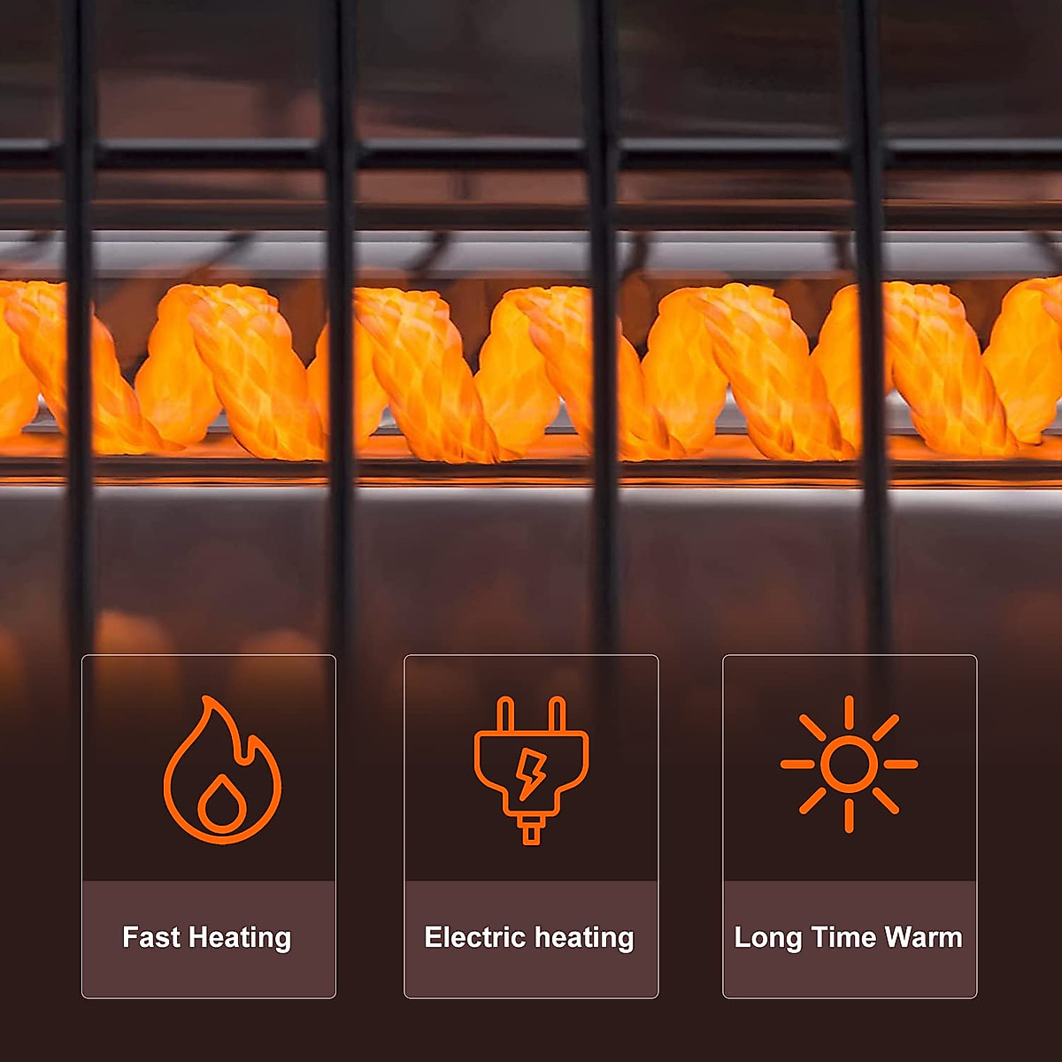 Outdoor Patio Heater Garage 1500W Heater With Timer 3 Modes Fast Heating , Height & Angle Adjustable ,Tip-Over & Overheat Protection, Electric Heaters Wall-Mounted/Standing Garage Backyard Camping