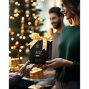 Scented Candles for Men,Sandalwood & Rose Candle, Valentine Candles,8 Oz Soy Candles for Home Scented, Masculine Candle,Wood Wicked Candles for Valentine’s Day Gifts,Vanilla Candle in Black Jar