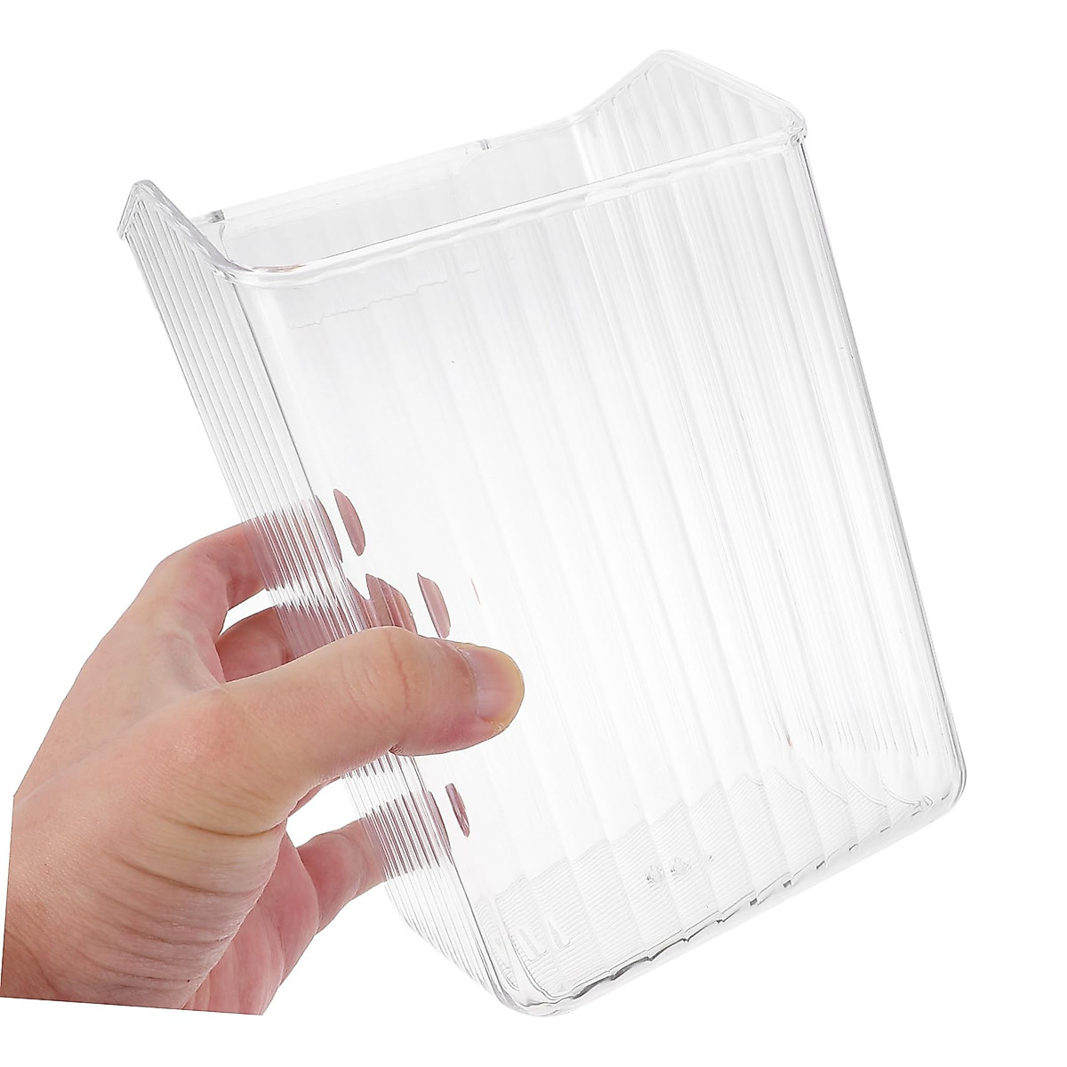 Cabilock 4pcs Wall Hanging Storage Basket Wall Kitchen Organizer Kitchen Trash can Bins Trash containers Recycle bin for Kitchen Office The pet Cabinet Door Trash bin Cabinet