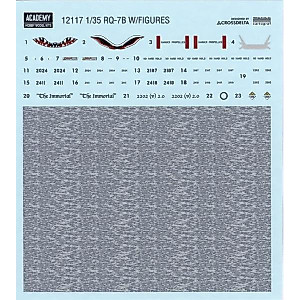 Academy U.S. Army RQ-7B UAV Airplane Model Building Kit