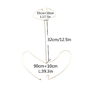 Bomine Rhinestone Body Chain Bra Crystal Bikini Body Jewelry Necklace Bikini Sexy Chains for Women and Girls (Gold)
