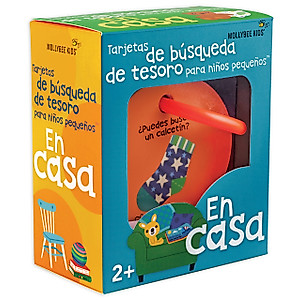MOLLYBEE KIDS Toddler Scavenger Hunt Cards at Home (Spanish Edition) Tarjetas de busqueda de Tesoro para ninos pequenos En Casa